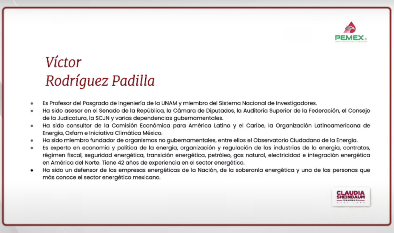 Claudia Sheinbaum presenta a Víctor Rodríguez Padilla como próximo ...